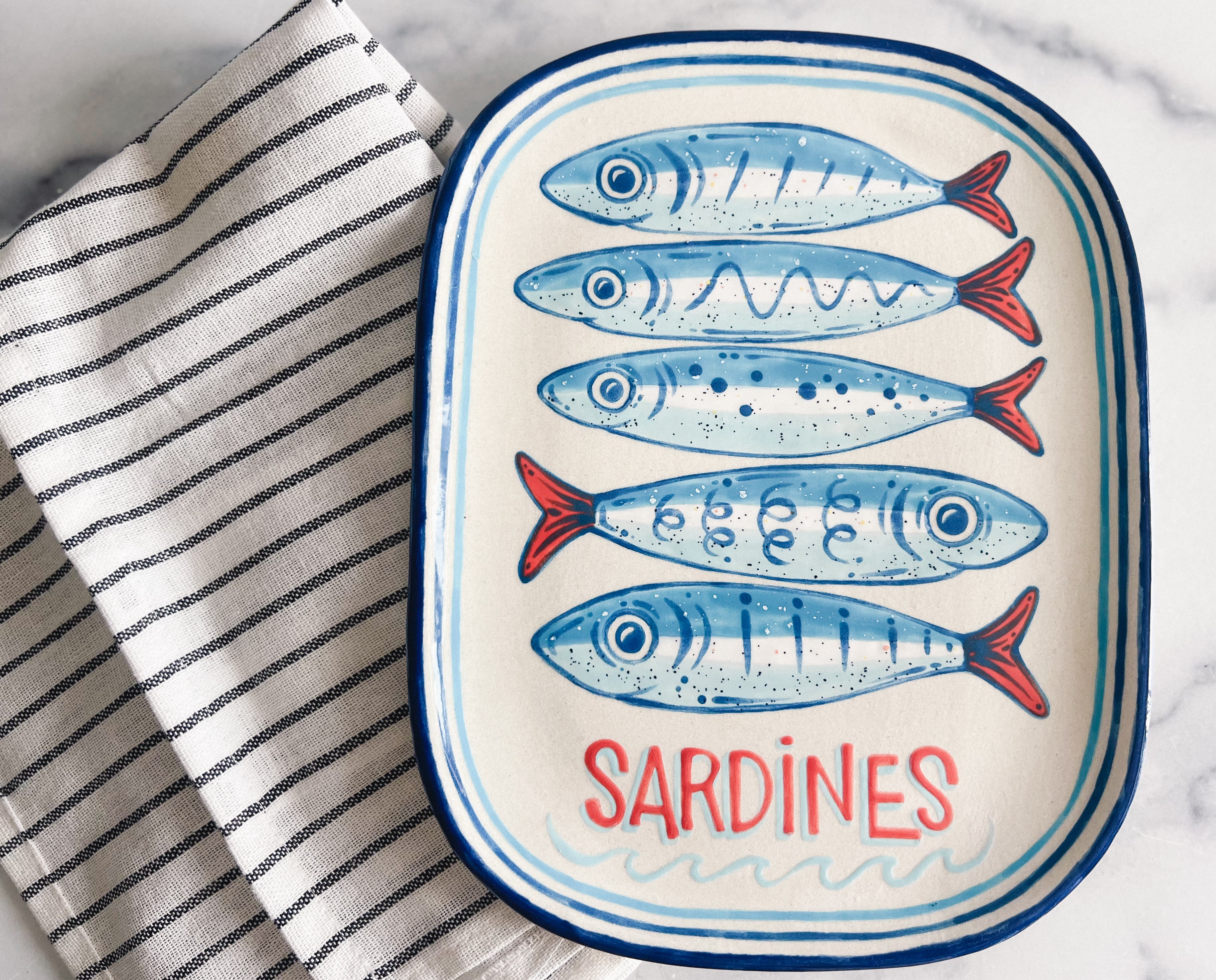 Sardine Platter Paint Night at Urban Lodge Brewing | Pottery Painting ...